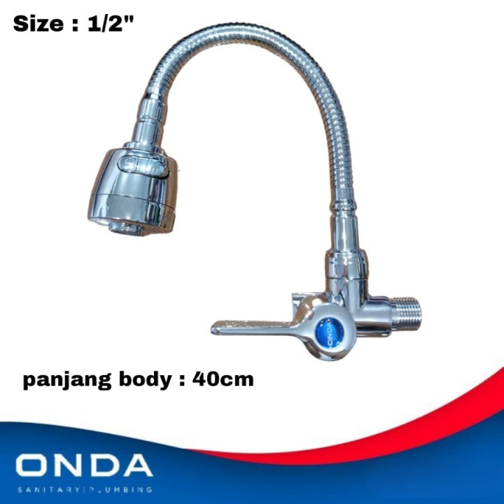 Jual ONDA ORIGINAL keran air 1/2" kran Dapur KEran air Cuci Tangan Eksklusif Kran fleksibel Onda ...