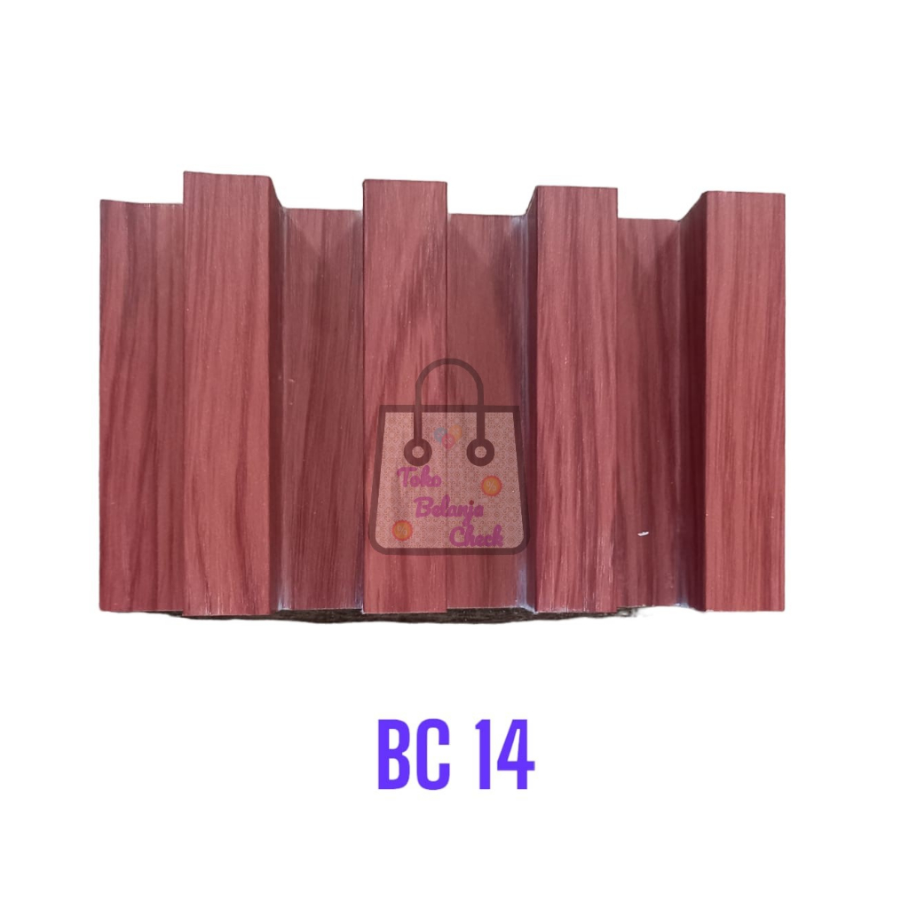 Jual WALL WPC WOOD PANEL WALLPANEL WPC PVC KAYU DINDING UKURAN 16CM x 2 ...