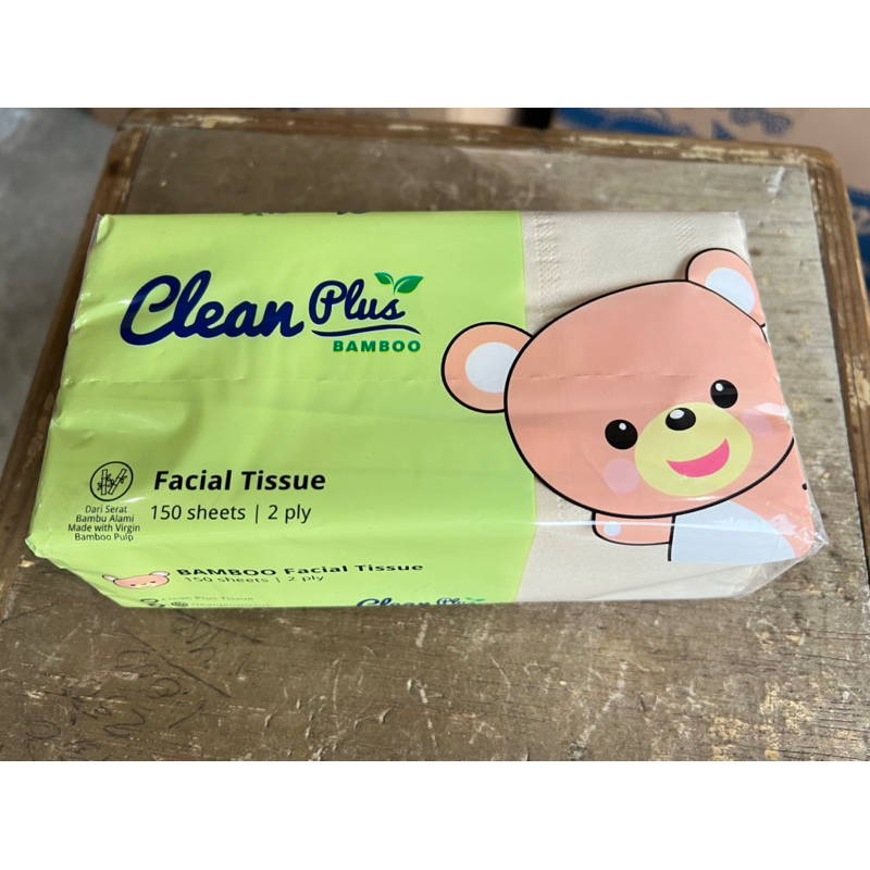 Jual Tissue cleanplus bamboo 150 sheet - HARGA 1 PCS | Shopee Indonesia