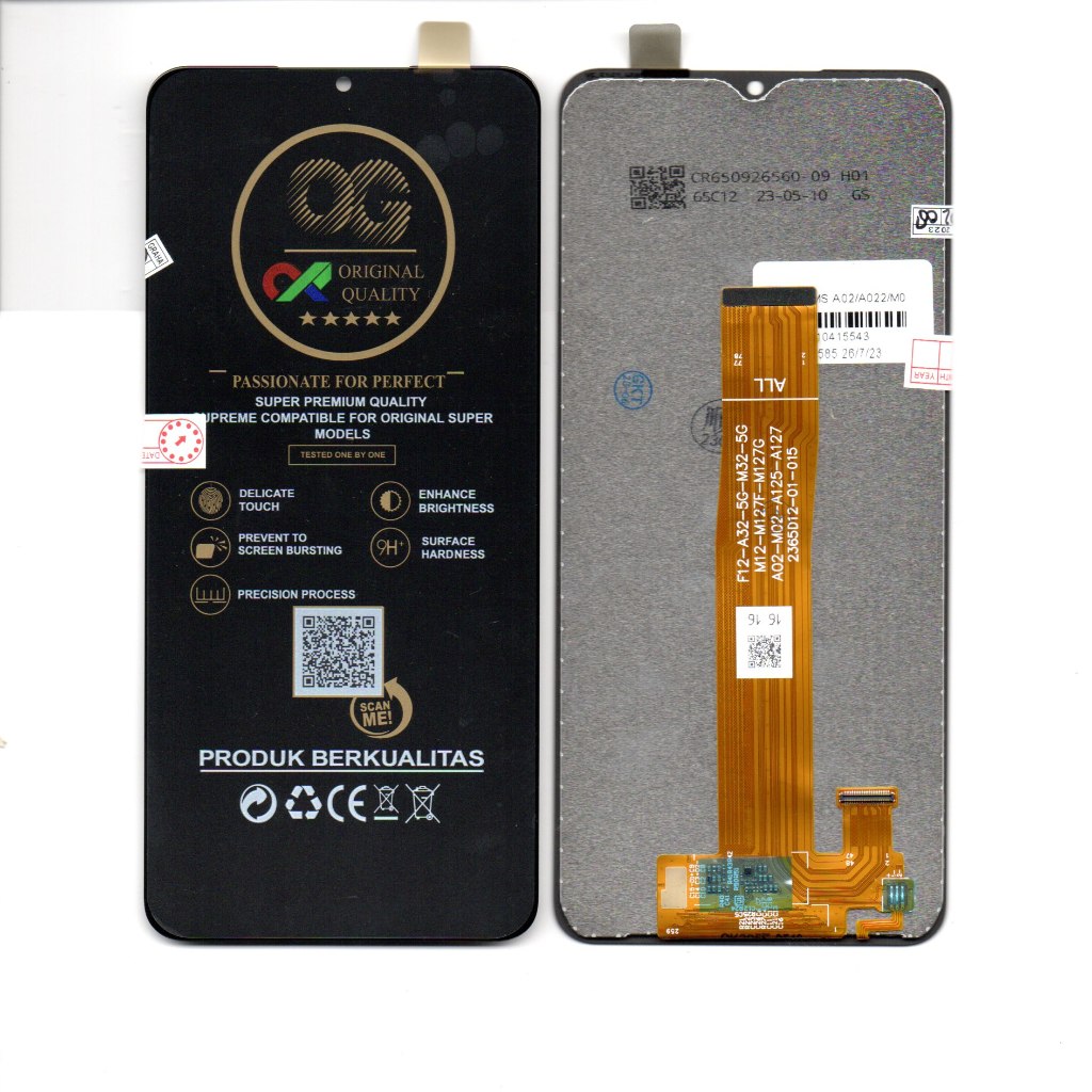 Jual LCD SAMSUNG A02 / A022 / A12 / A125 1 SOKET OG ORI SUPER FULLSET ...