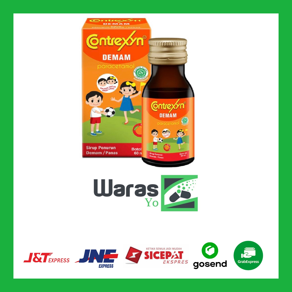 Jual [SW] Contrexyn Demam Sirup Rasa Jeruk 60 ml | Contrexyn Sirup 60 ...