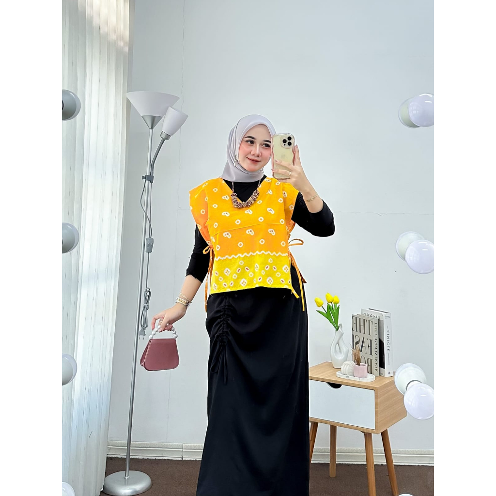 Jual Vest Jumputan Vest Batik Kekinian Vest Motif Qie Vest | Shopee ...