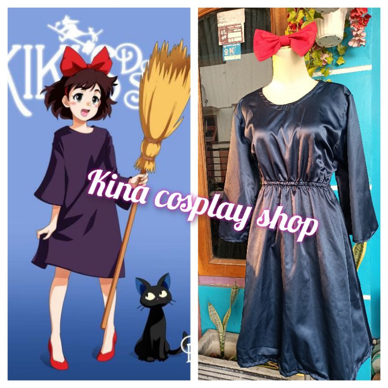 Jual Kiki's Delivery Service Cosplay Costume Anime Female | Shopee ...