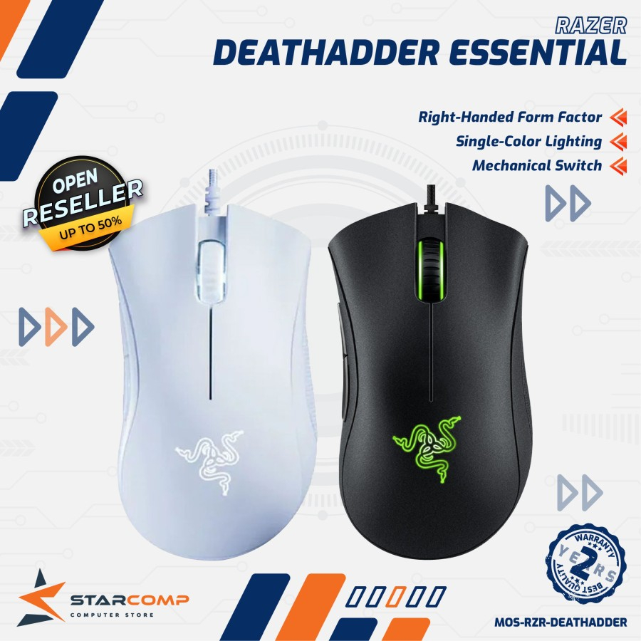 Jual Mouse Razer Deathadder Essential Gaming Makro Original | Shopee ...