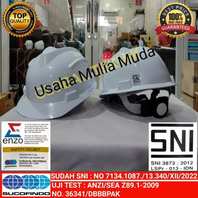 Jual Helm Safety FASTRACK Putih, Helm Proyek - Helm Proyek Fast Track ...