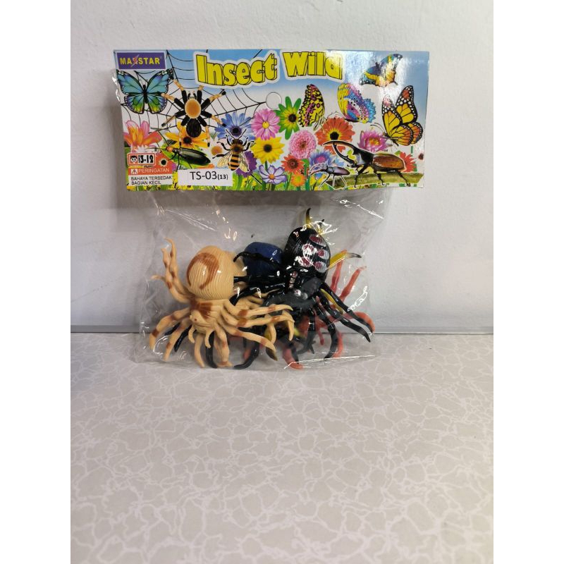 Jual mainan laba laba warna isi 6 | Shopee Indonesia