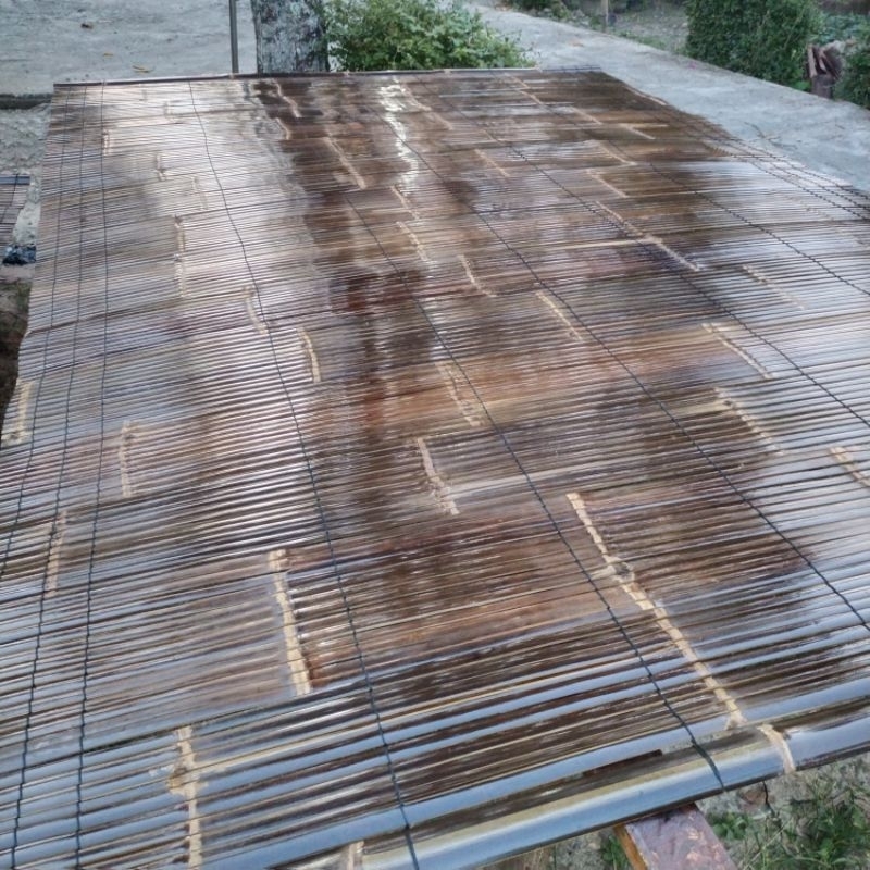 Jual Tirai krey bambu hitam L2 T3/170x300 /2x275/1,5x3,5m vernis ...