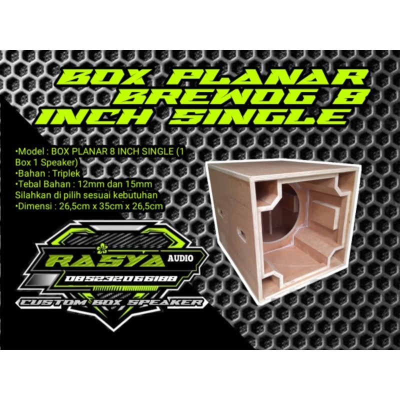 Jual BOX PLANAR 8 INCH SINGLE | PLANAR 8 INCH | Shopee Indonesia