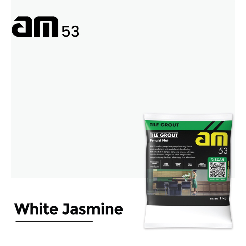 Jual SEMEN NAT AM 53 | PENGISI NAT KERAMIK | TILE GROUT 1 KG | Shopee ...