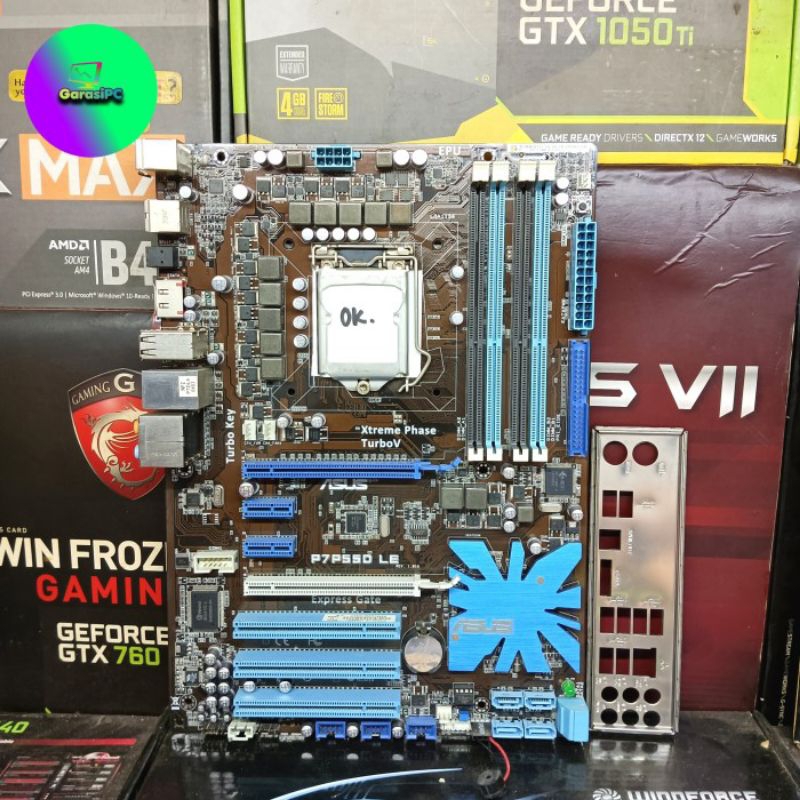 Jual Motherboard Intel Asus P7P55D LE Socket LGA 1156 OffBoard VGA DDr3 ...