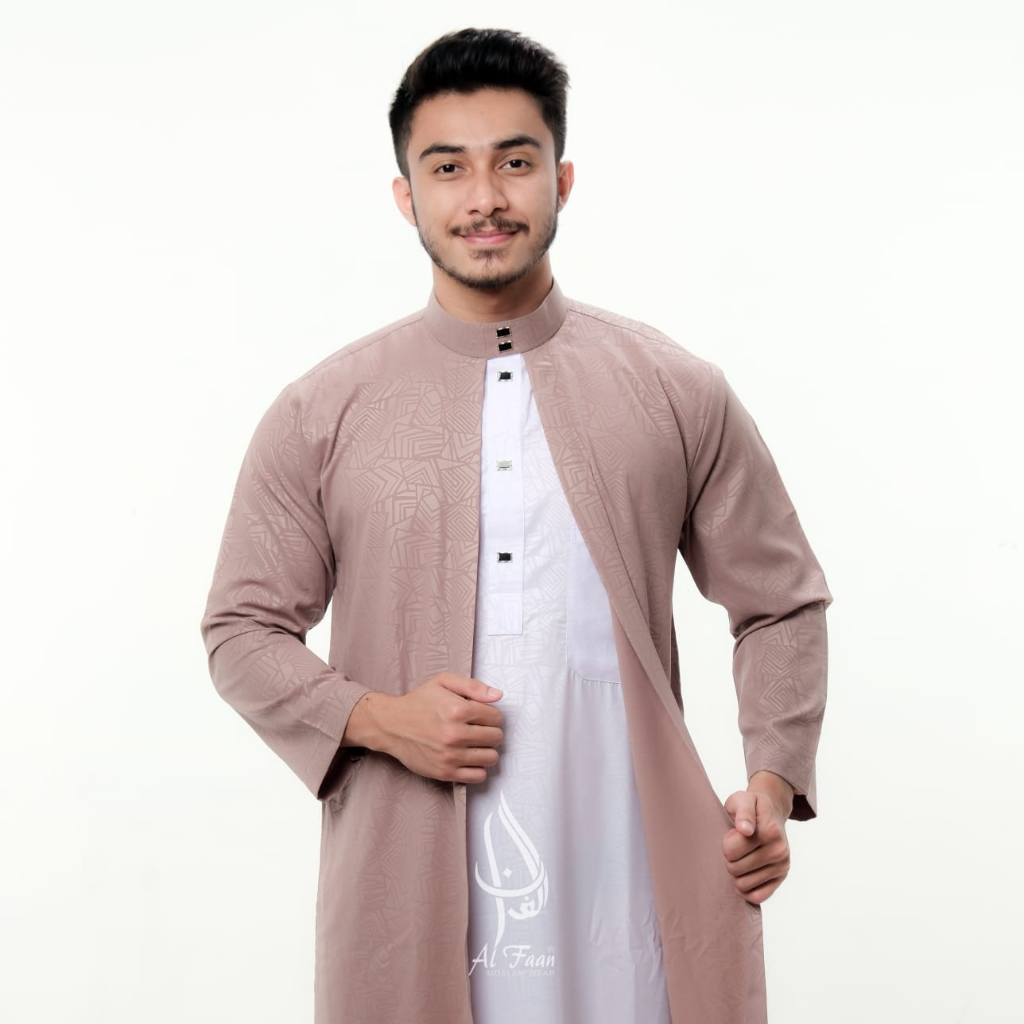 Jual Jubah Gamis pria regular jubah luaran juabah 2 in 1 jubah pria ...