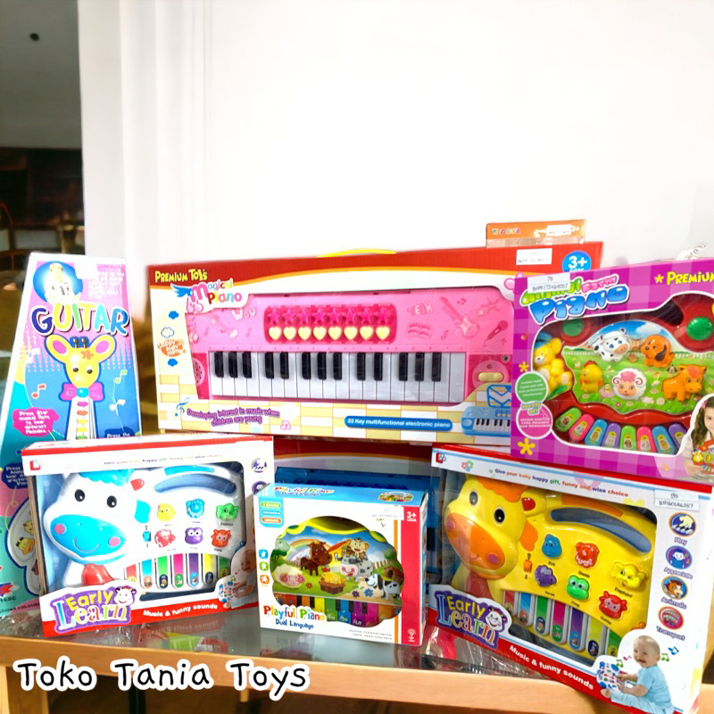 Jual Mainan Alat Musik Organ Guitar Piano Electric Bagus Untuk Anak dan ...