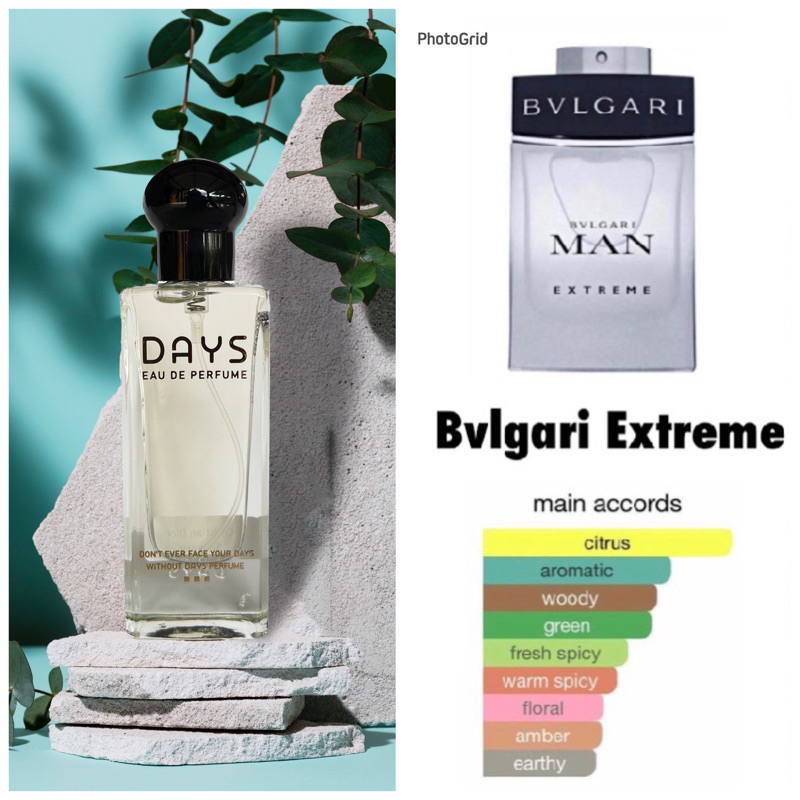 Jual Bvlgari Extreme / Days Parfum Inspired / Days Parfume Solo / Days ...