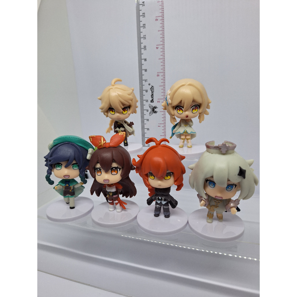 Jual Action Figure / Pajangan Genshin Impact Aether Lumine Venti Diluc ...