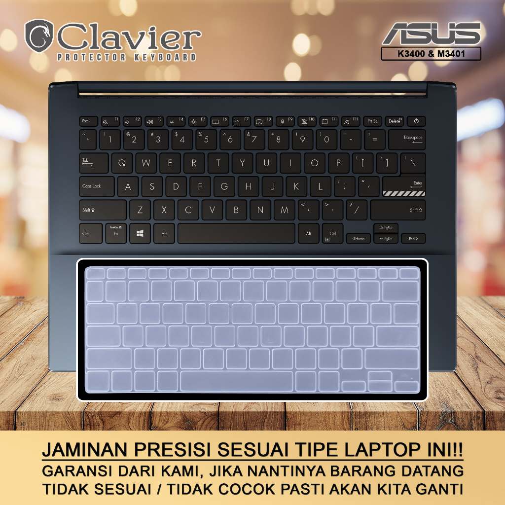 Jual Cover Keyboard Screen Protector Garskin Laptop Anti Gores Asus ...