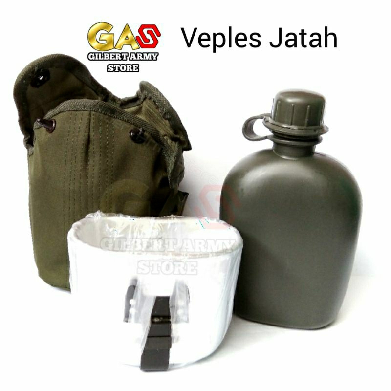 Jual GILBERT ARMY STORE Veples Peples jatah TNI POLRI hijau hitam botol ...