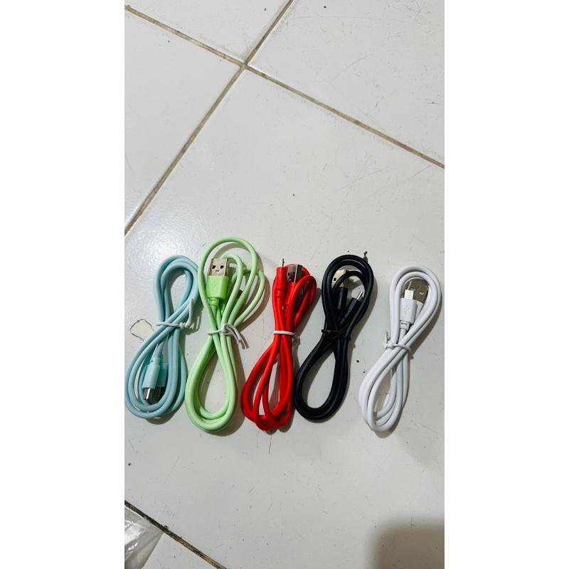 Jual Kabel Charger Warna Warni Cable Carging Cas Micro | Shopee Indonesia