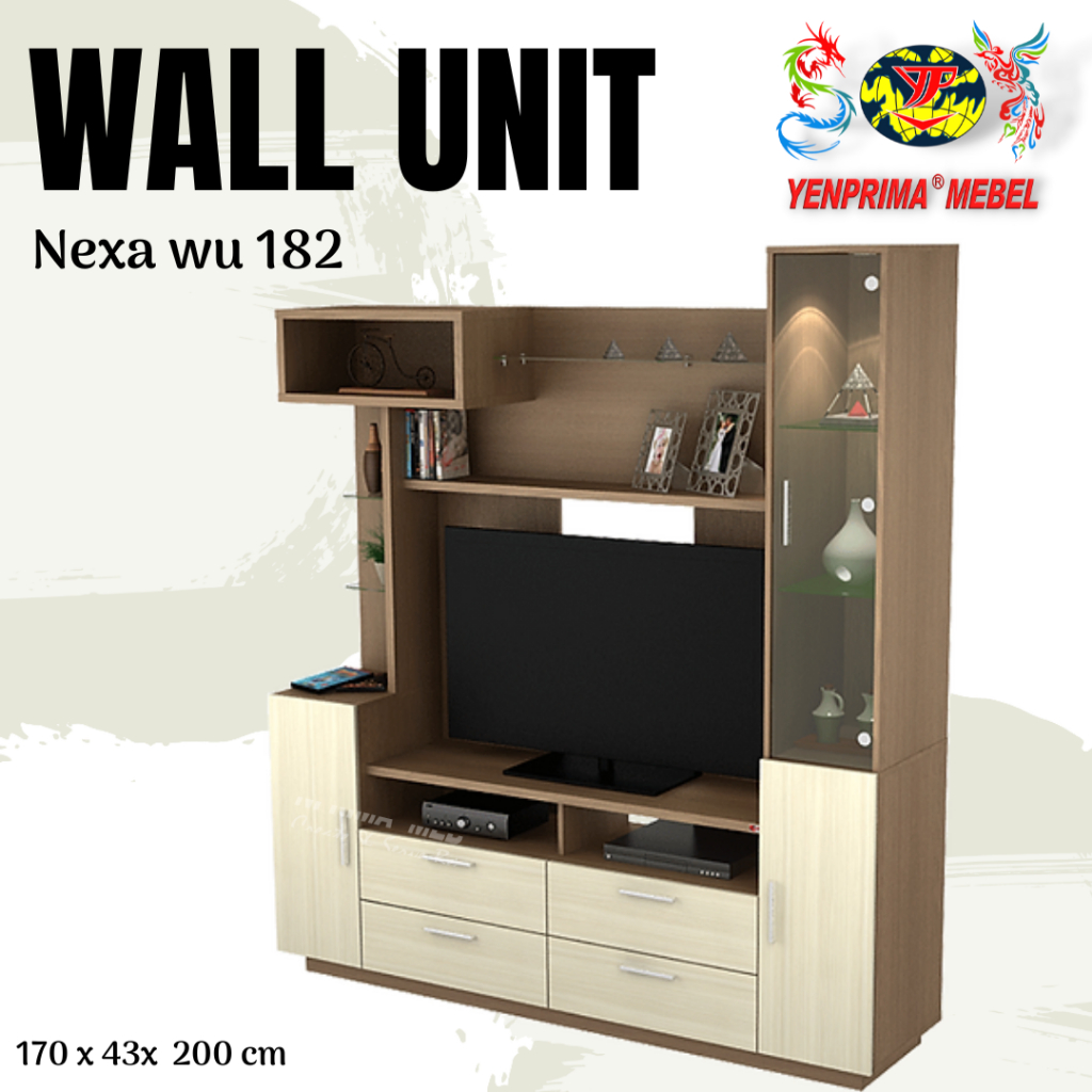 Jual Activ Nexa Wu 182/Buffet Tv/Wall Unit | Shopee Indonesia