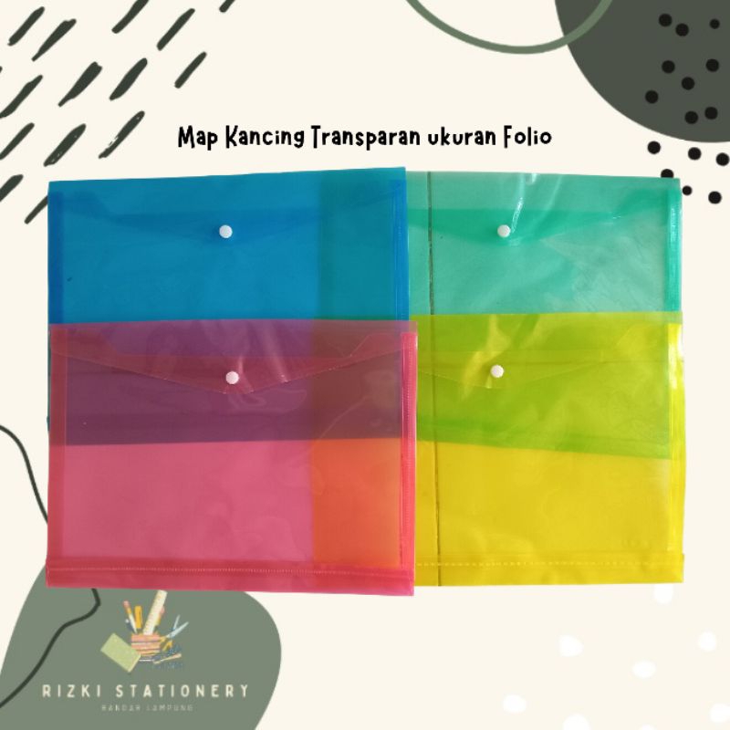 Jual (1 pc) Map Plastik Kancing / Map Plastik Tali Jenia | Shopee Indonesia