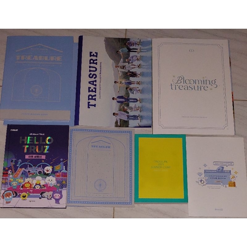 Jual official treasure merch md photobook truz welcoll blooming note ...