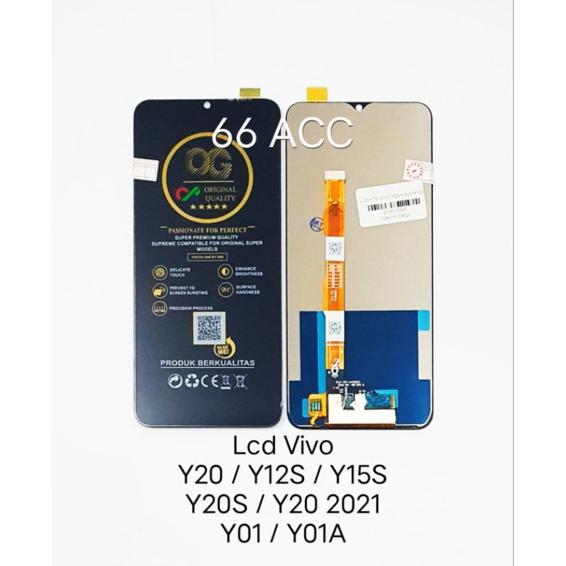 Jual Lcd Vivo Y12S / Y15S / Y20 / Y20 2021 / Y20S / Y01 / Y01A Fullset + Touchscreen | Shopee ...