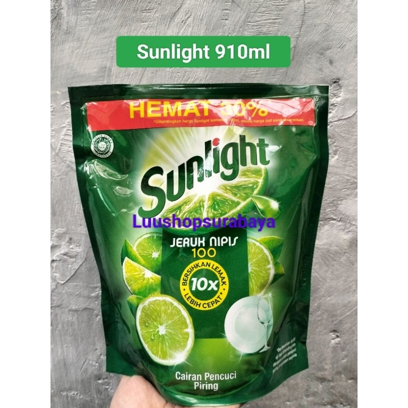 Jual Sunlight Sabun Cuci Piring Jeruk Nipis 910ml | Shopee Indonesia