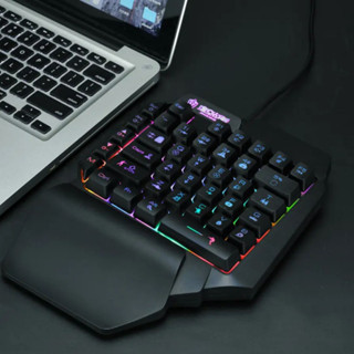 Jual Keyboard one hand F6 Wired Gaming Keypad with LED Backlight 39 ...