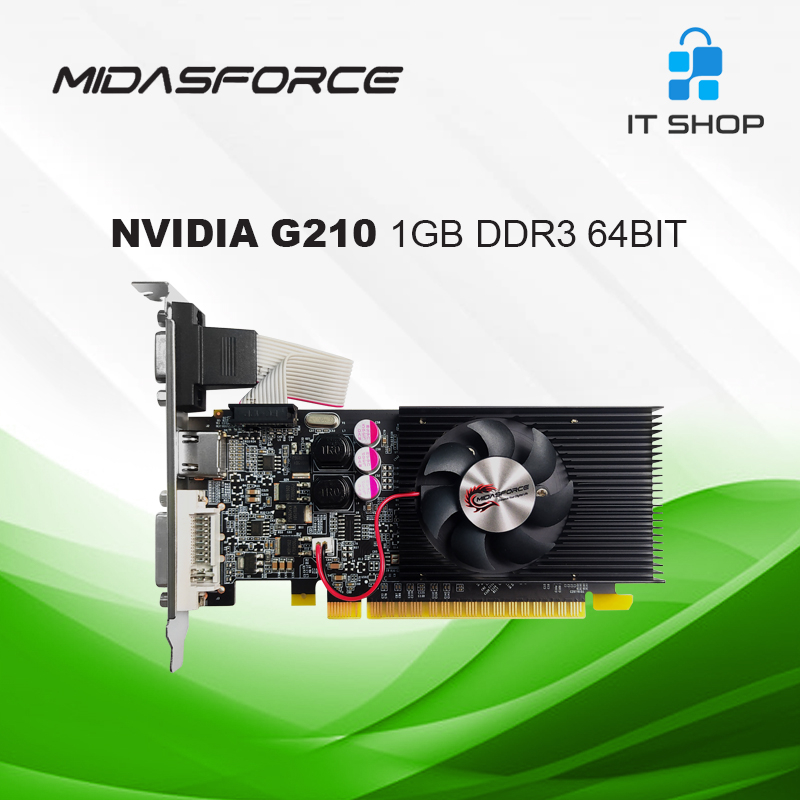 Jual Midasforce VGA NVIDIA GT210 1GB DDR3 64BIT BOX - Midas Force | Shopee Indonesia