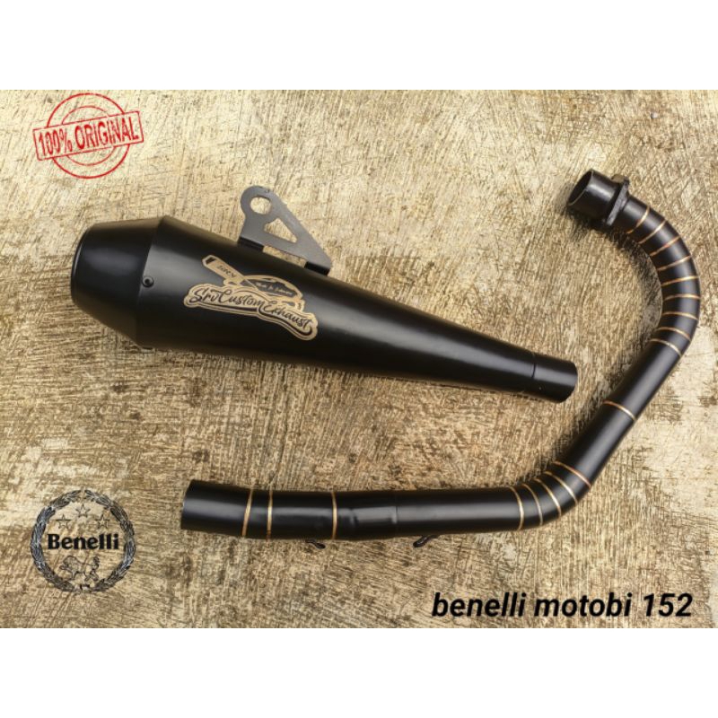Jual Knalpot custom Japstyle Caferacer Benelli Motobi 152 stenlis ...