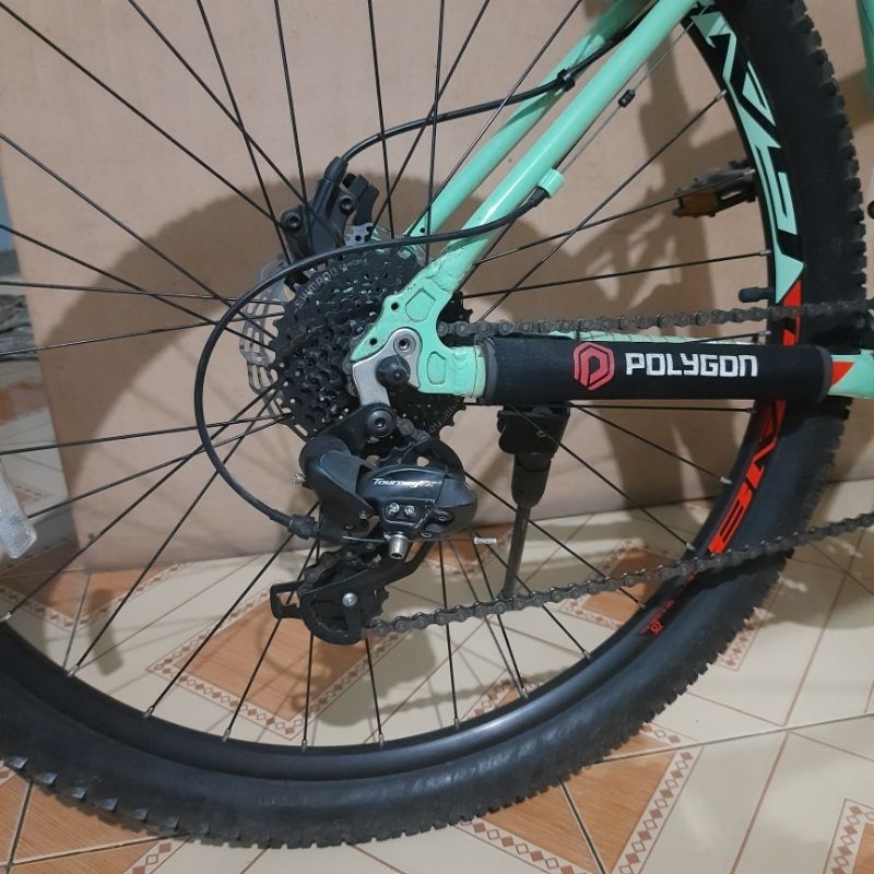 Jual sepeda gunung polygon cascade 4 hijau 2020 seken like new | Shopee ...