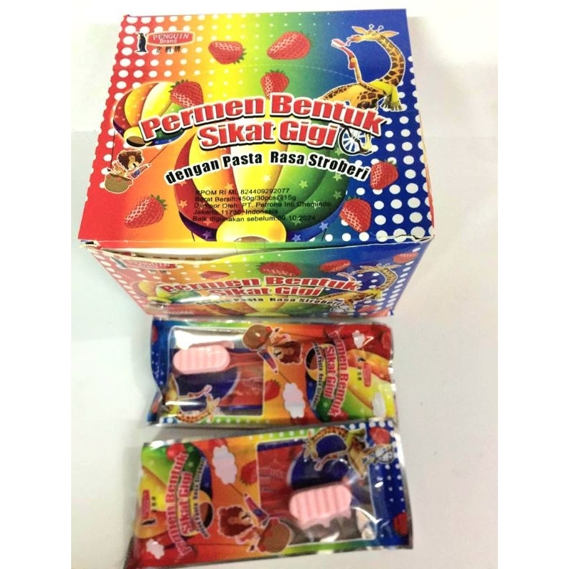 Jual Permen Cemilan Snack Sikat Gigi Buah Rainbow Pelangi Mainan Anak ...
