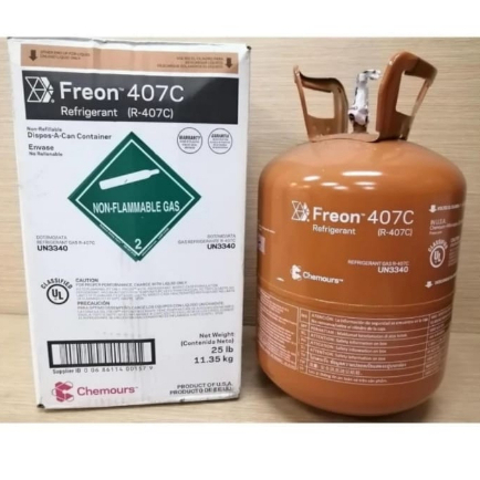 Jual FREON CHEMOURS R407C 10.9 kg USA / R 407C - R 407 C ( EX - DUPONT ) | Shopee Indonesia