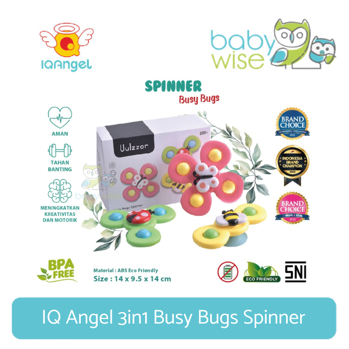 Jual IQ Angel 3in1 Busy Bugs Spinner - Mainan Anak / Fidget Spinner ...