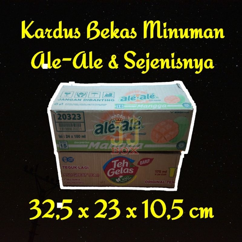 Jual KARDUS BEKAS MINUMAN ALE-ALE & SEJENIS | Shopee Indonesia