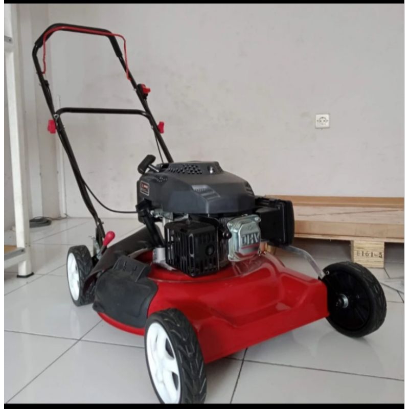 Jual Mesin potong rumput dorong bensin lawn mower BADJA 4tak | Shopee ...
