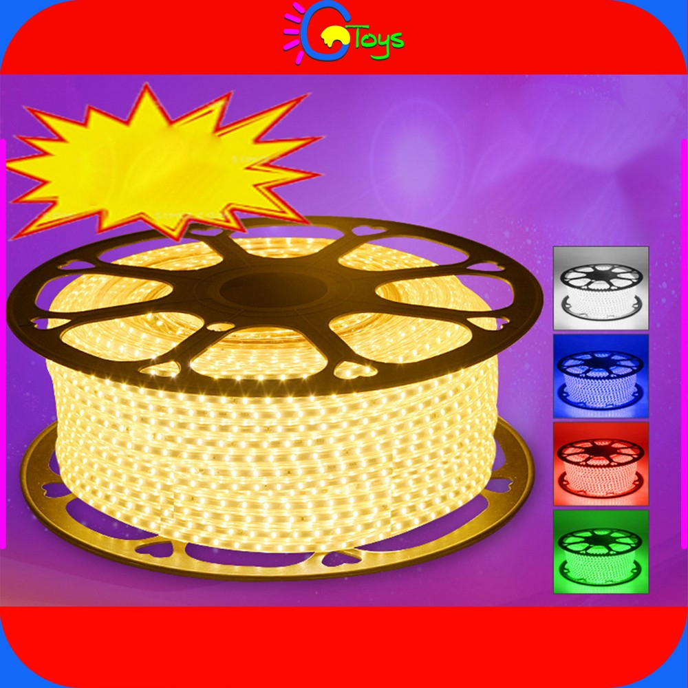 Jual CR-C883 Lampu LED Strip Selang 5050 UK 10M 220V Fleksibel ...