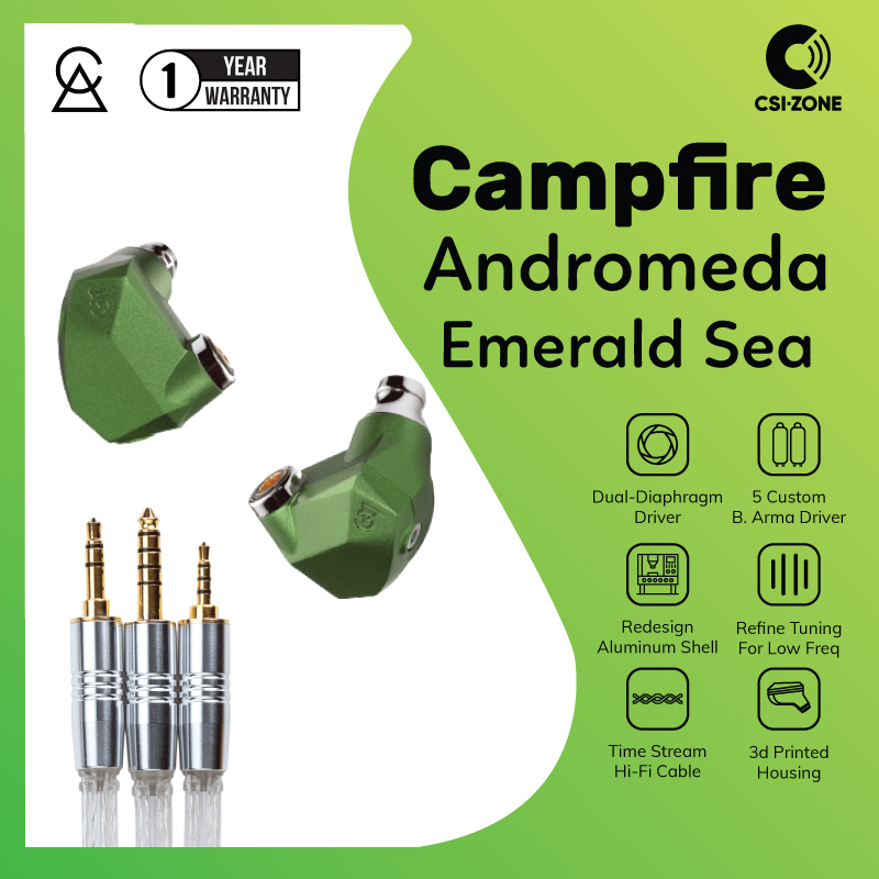 Jual Campfire Audio Andromeda Emerald Sea Custom Balanced Armature ...