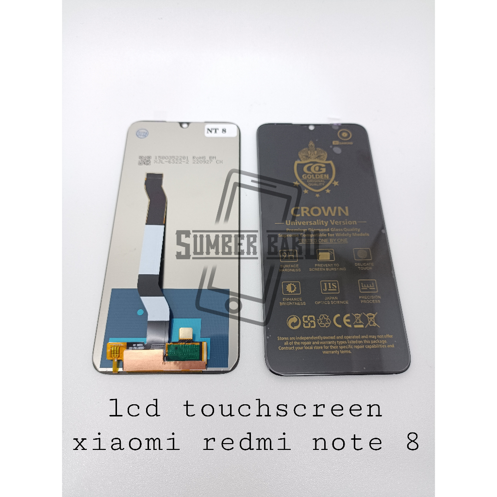 Jual LCD TOUCHSCREEN XIAOMI REDMI NOTE 8 FULLSET | Shopee Indonesia