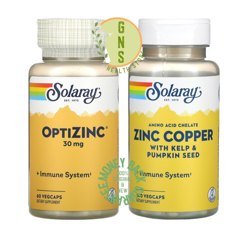Jual Solaray OptiZinc Opti Zinc Copper Kelp Pumpkin Seed Vitamin B6 ...