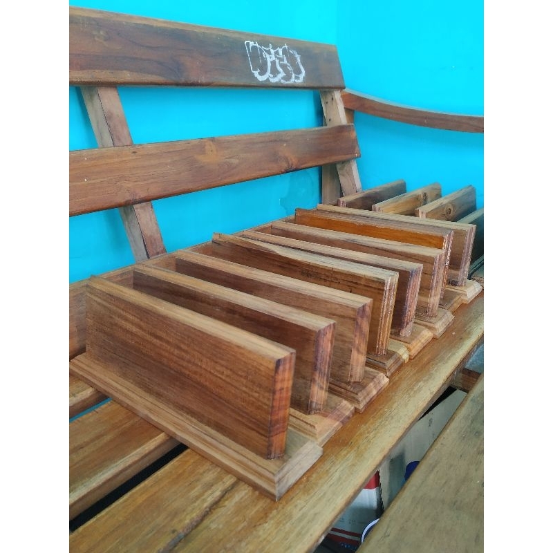 Jual Papan Nama Kayu | Kayu Jati Asli | Name Tag Kayu | Tanpa Nama ...