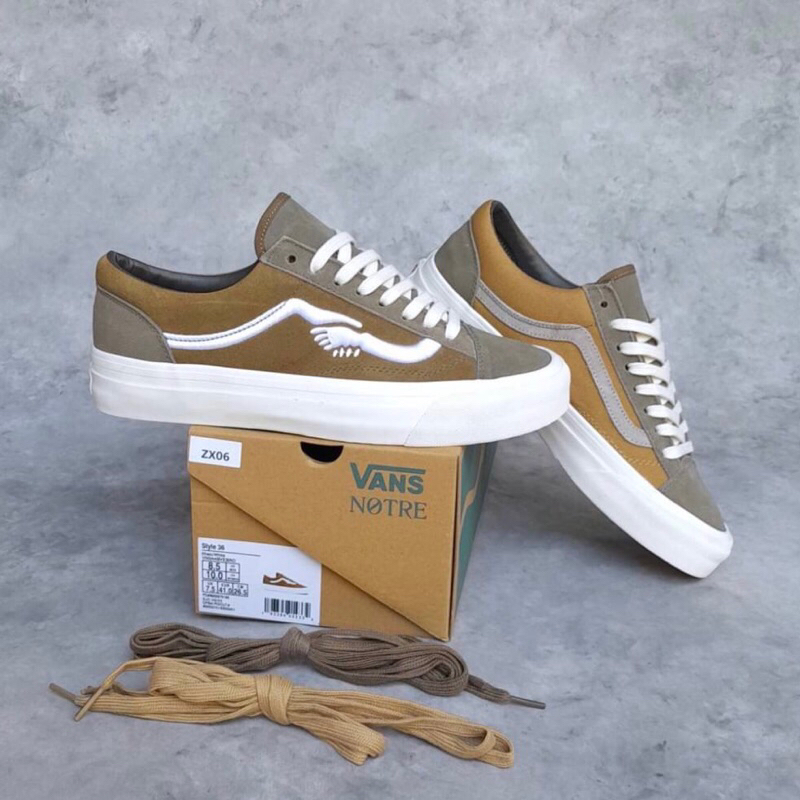 Jual Notre X Vans Oldskool Style 36 Lx Handshake Matcha Green Import 1: ...