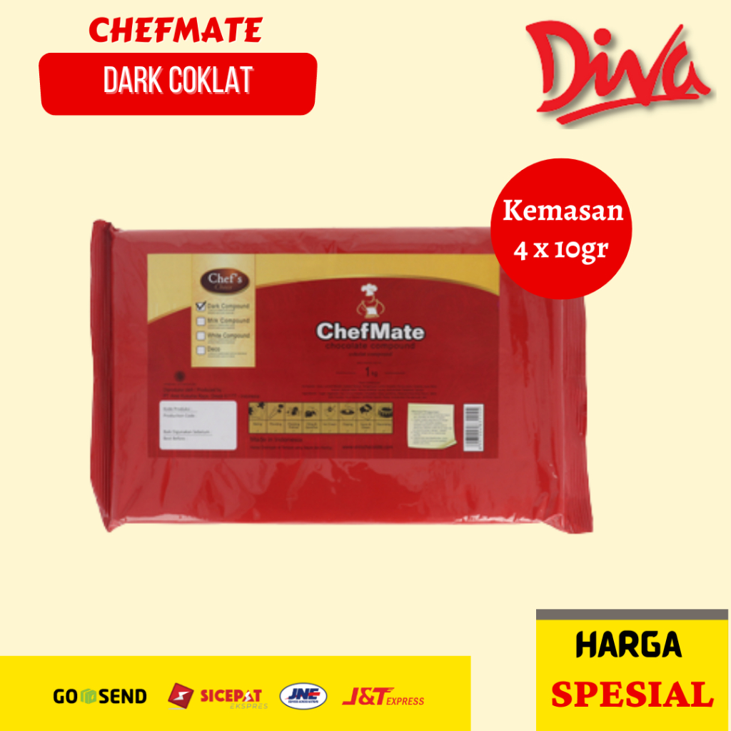 Jual [1kg] Chefmate dark Coklat | Chefmate Chocolate | Shopee Indonesia