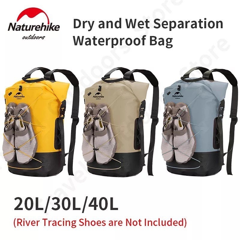 Jual Tas ransel waterproof TB03 drybag 20L 30L 40L Naturehike NH21FSB04 ...
