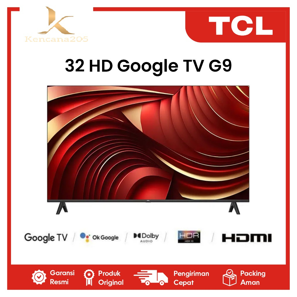 Jual Led TV TCL 32inch 32 inch 32G9 G9 Android Google Tv Dolby Audio Netflix Youtube Wifi FHD ...