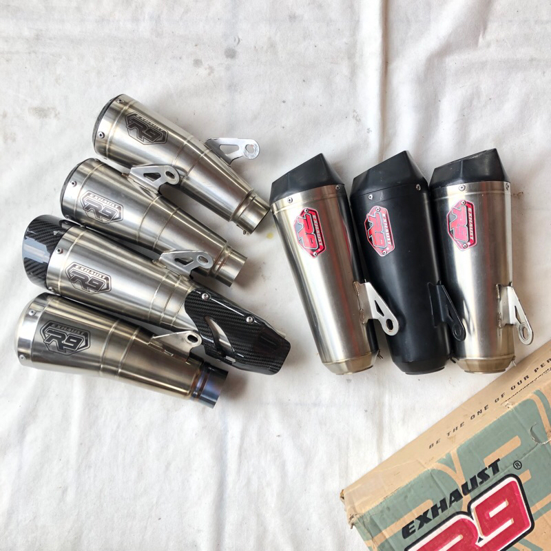 Jual Slincer Knalpot Racing R9 Exhaust Second original New Alpha Zeta ...
