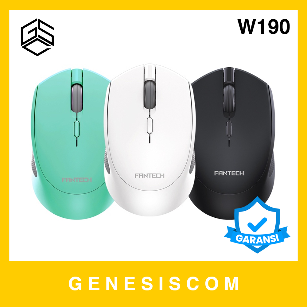 Jual Mouse Wireless FANTECH W190 Bluetooth 2.4G USB Receiver Dual Mode ...