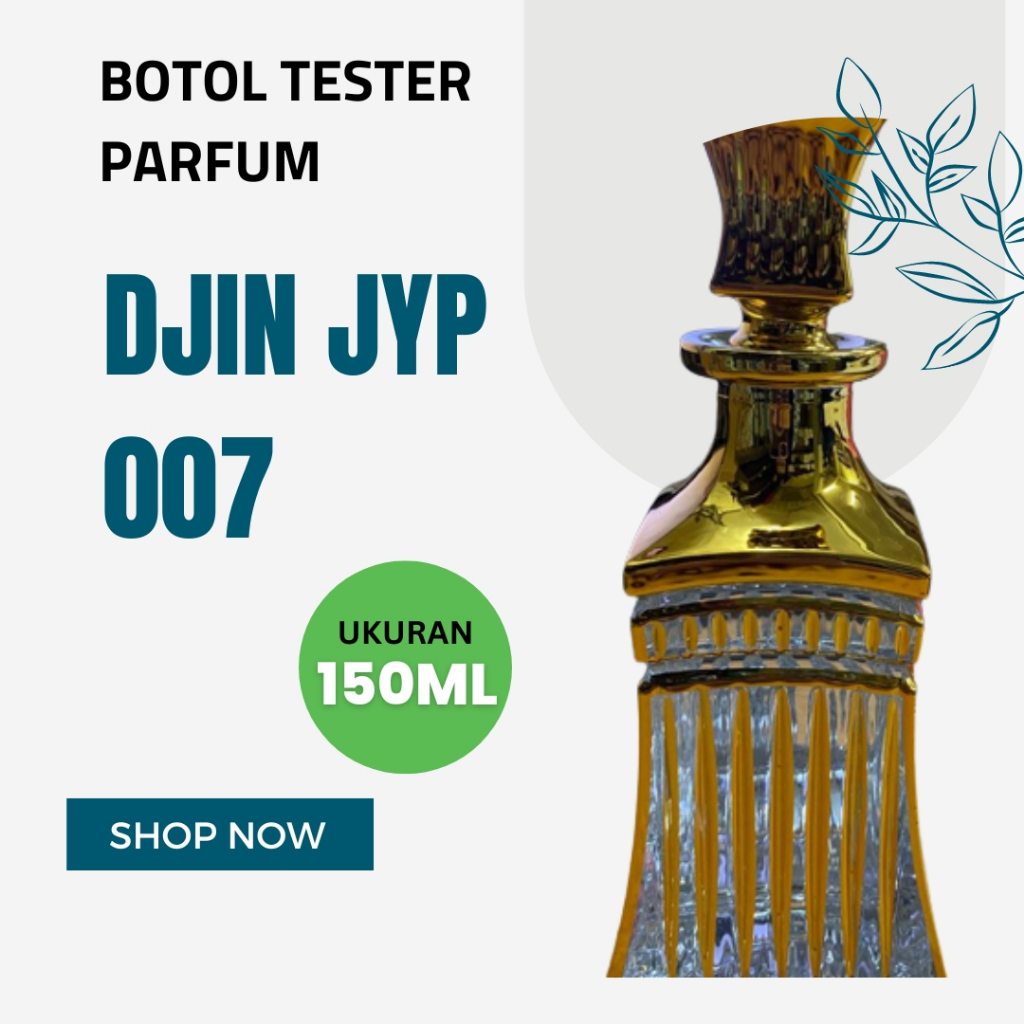 Jual BOTOL DISPLAY TESTER PARFUM | BOTOL KACA DJIN JYP 007 | UKURAN ...