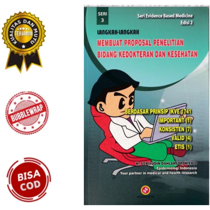 Jual Buku Langkah-Langkah Membuat Proposal Penelitian Bidang Kedokteran dan Kesehatan Edisi 2 ...