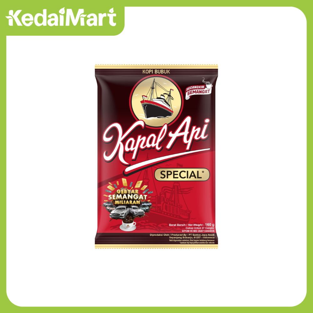 Jual Kopi Kapal Api Special Mix 165 Gram | Shopee Indonesia