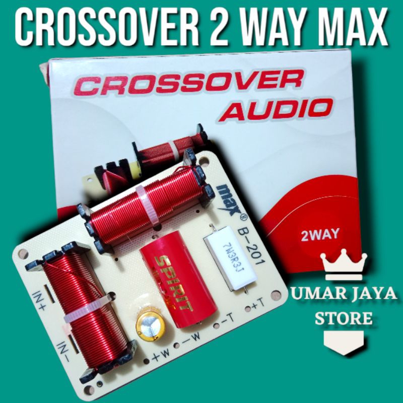Jual CROSSOVER AUDIO 2 WAY MAX F-500 CROSOVER MAX 2 WAY TAHANAN SPEAKER ...